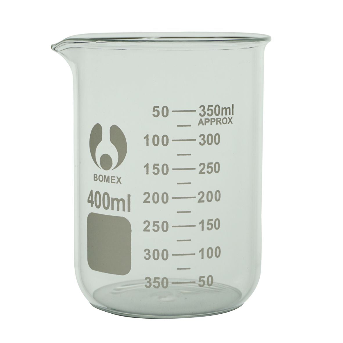 Glassware ~ Beaker 400mL (Borosilicate Glass Graduated) – Science with ...