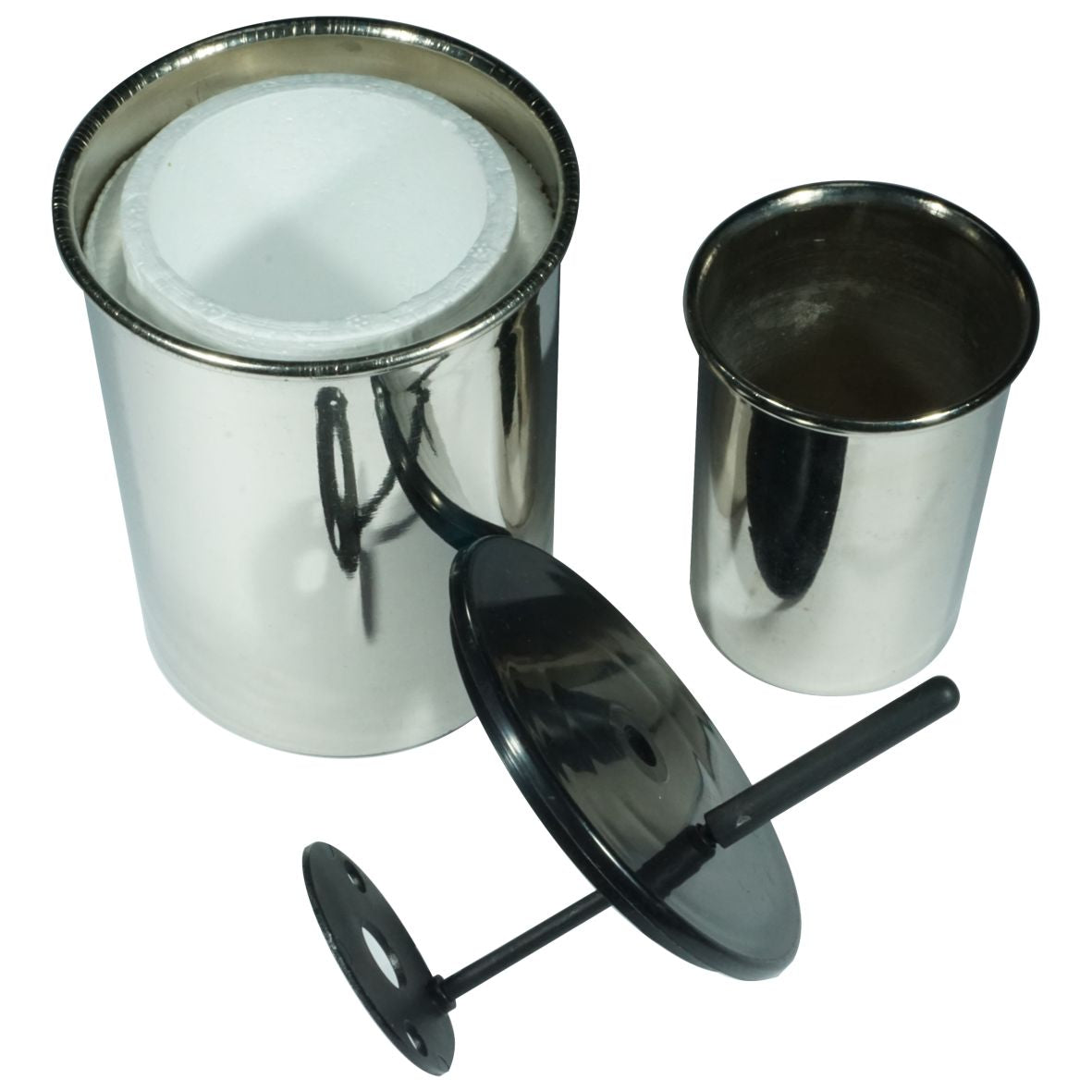 Thermodynamics ~Calorimeter Cup Pair (Inner & Outer with Lid & Stirrer ...